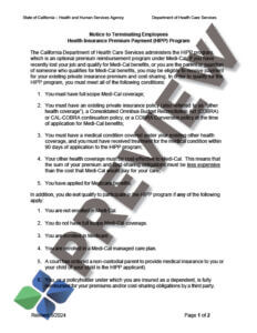 HIPP Notice (DHCS 9061) - California Employers Association
