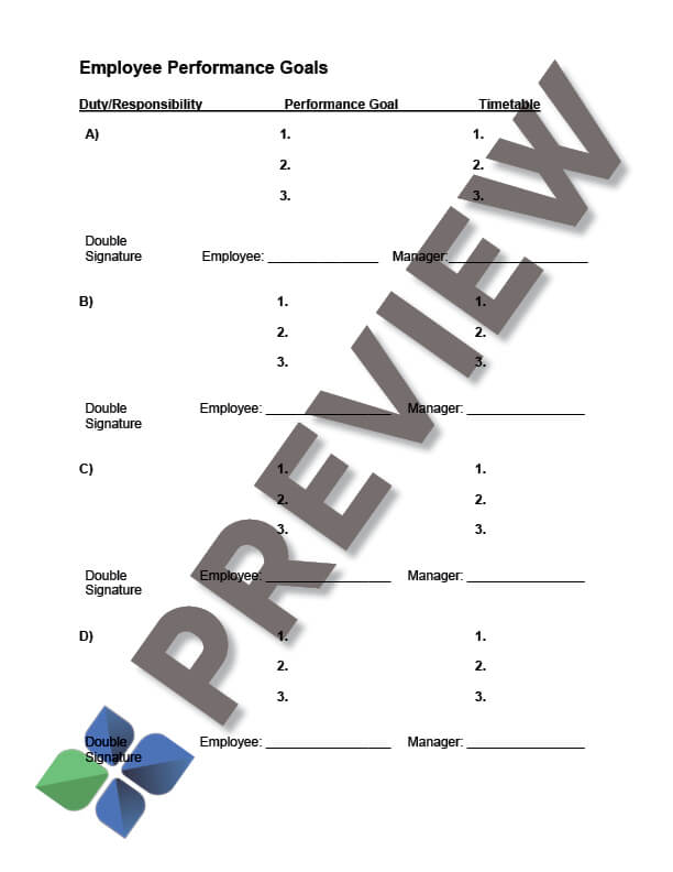 Employee Performance Goals - California Employers Association