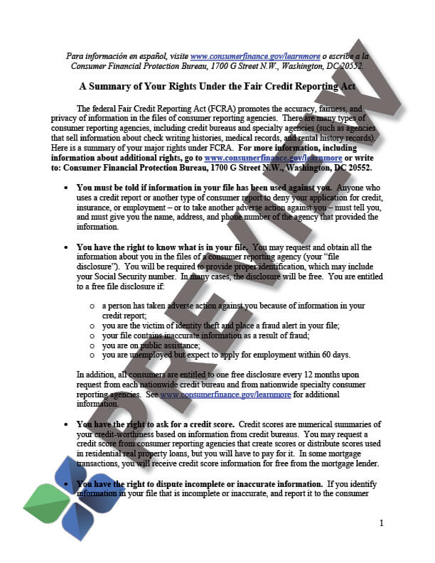 Fair Credit Report Act (FCRA) - California Employers Association